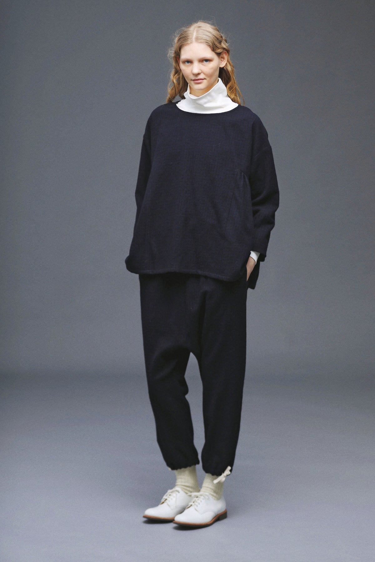 Drop Hip Pants - Washed Wool – GLASTONBURY ONLINE